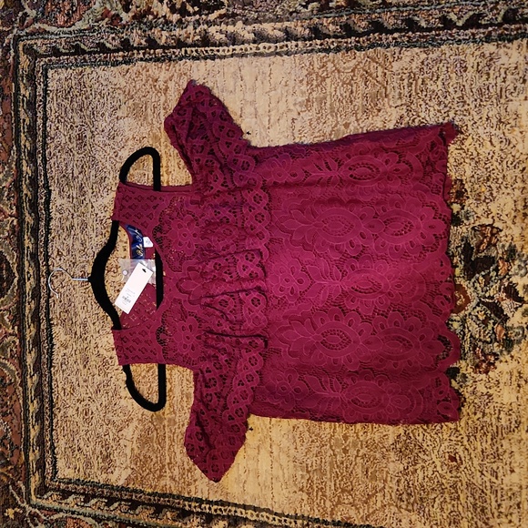 Blue Rain | Tops | New Sassy Lace And Lined Top | Poshmark